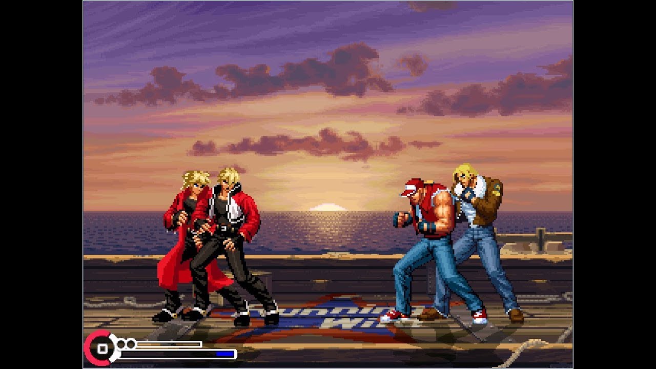 Rock & Another Rock vs Terry Bogard & Wild Wolf Terry [Pasado y ...