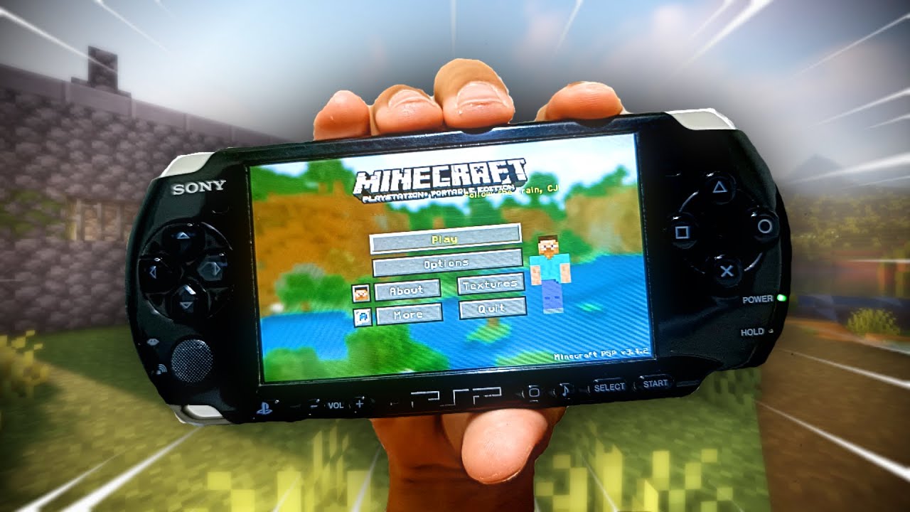 Se puede jugar MINECRAFT en una PSP! - YouTube