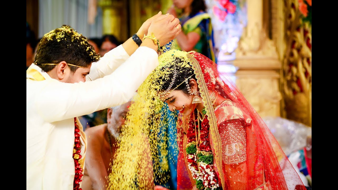 Sri Harsha + Harshitha Cinematic Wedding Highlights - YouTube