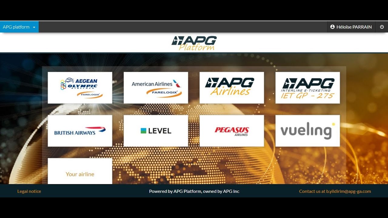 APG Platform - Process réservation - YouTube