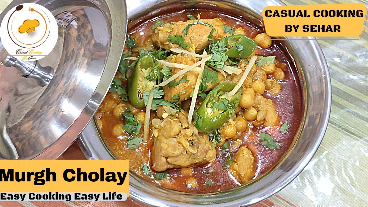 Murgh Cholay Recipe | Chicken Chana | Chicken Cholay Easy And Delicious ...