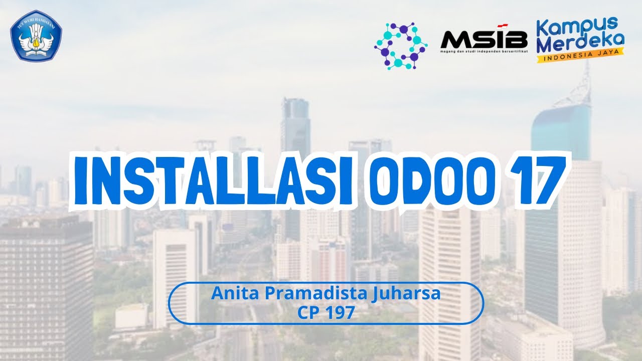 Installasi Odoo 17 [SIB X PT Ctech ERP Indonesia] - YouTube