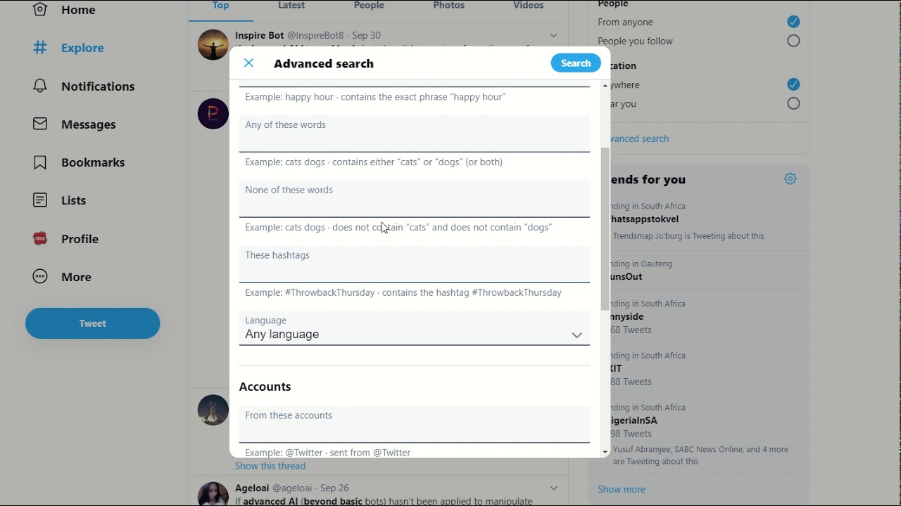 Twitter target Audience - YouTube
