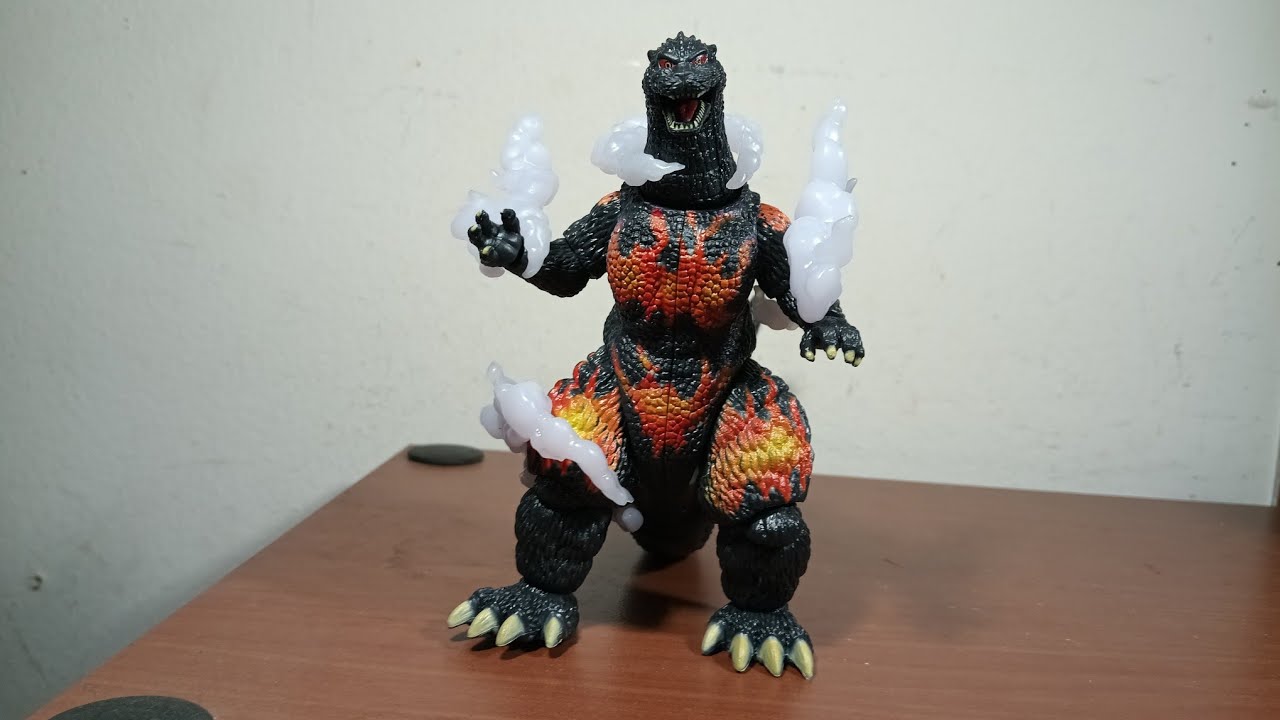 Bandai Namco Burning Godzilla Action Figure Set - YouTube