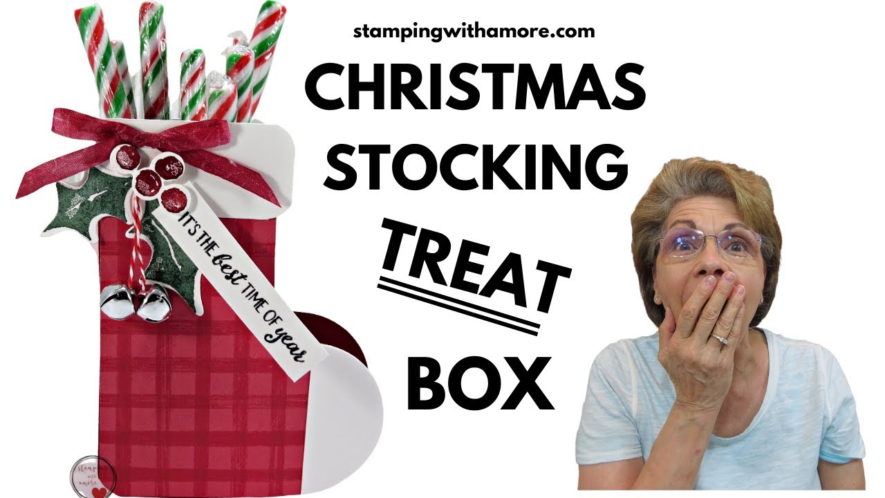 A Fun and Adorable Christmas Stocking Treat Box Tutorial (Let's make ...