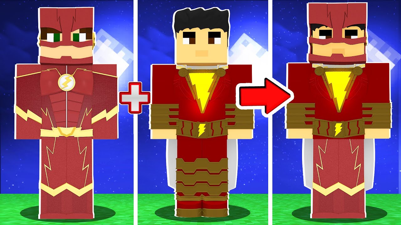 NOVO MOD do FLASH + SHAZAM NO MINECRAFT! ‹ Al3xey › - YouTube