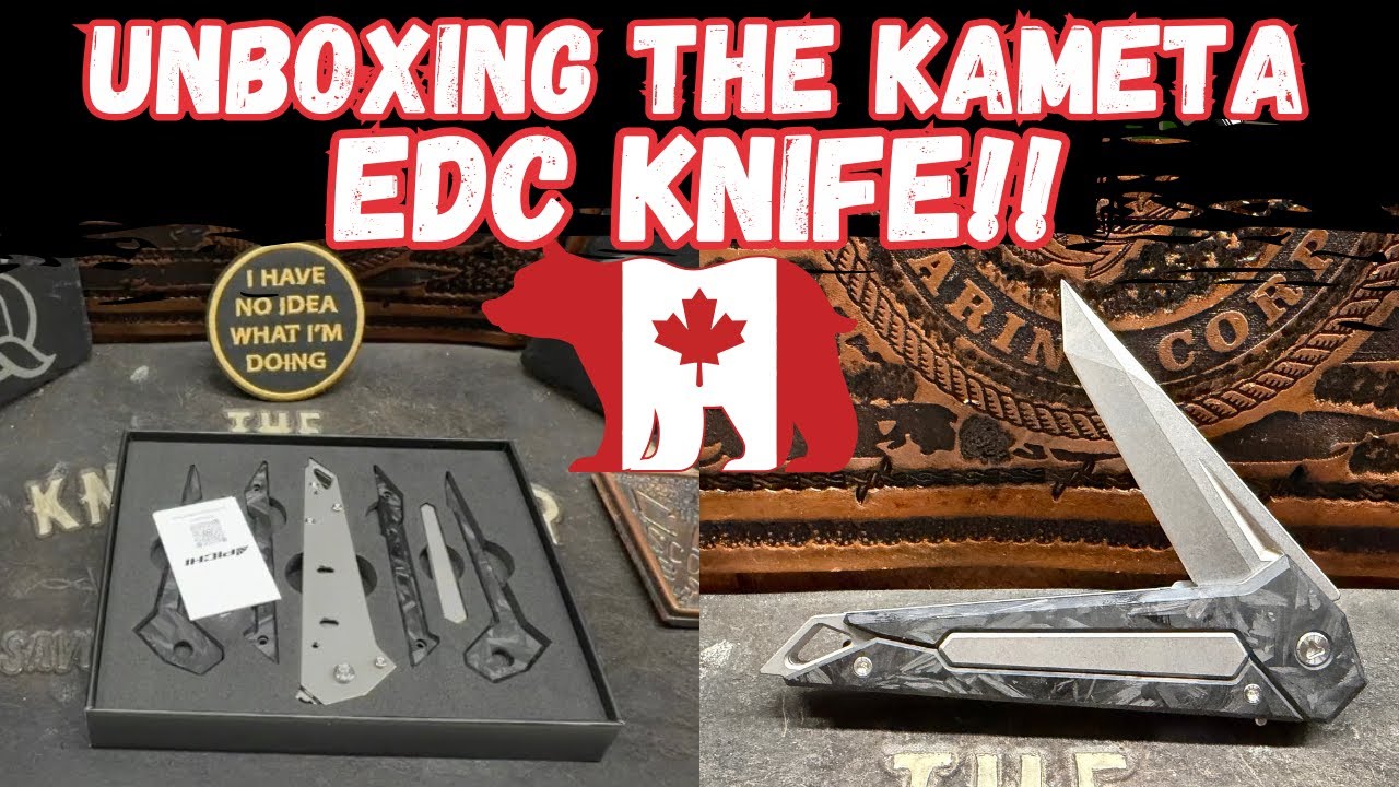 Unboxing the KAMETA EDC Knife – Canadian Made, Premium Build by PICHI ...