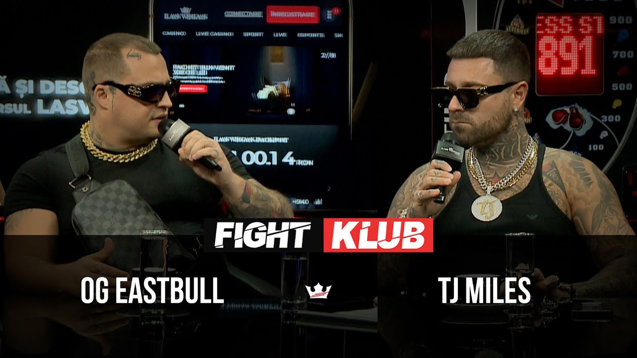 LIVE emisiune Fight Klub: Episodul #14 🎙️ #OGEastbull & #TjMiles - YouTube