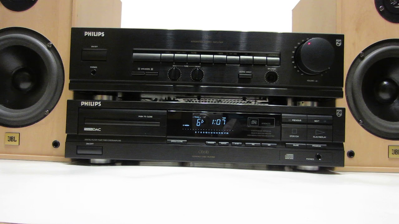 JBL ATX 20 Philips FA630 Philips CD610 - YouTube