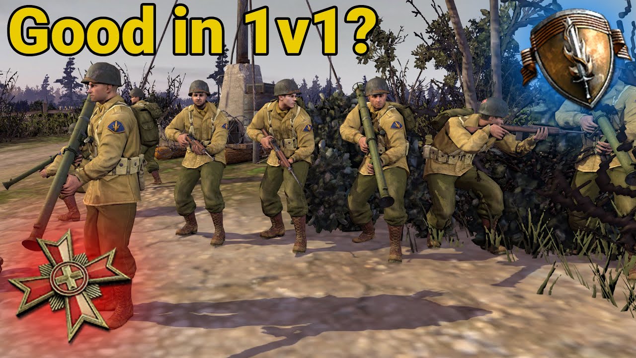 COH2 FPV Do Bazooka Rangers instead of AT guns work for 1v1? - YouTube