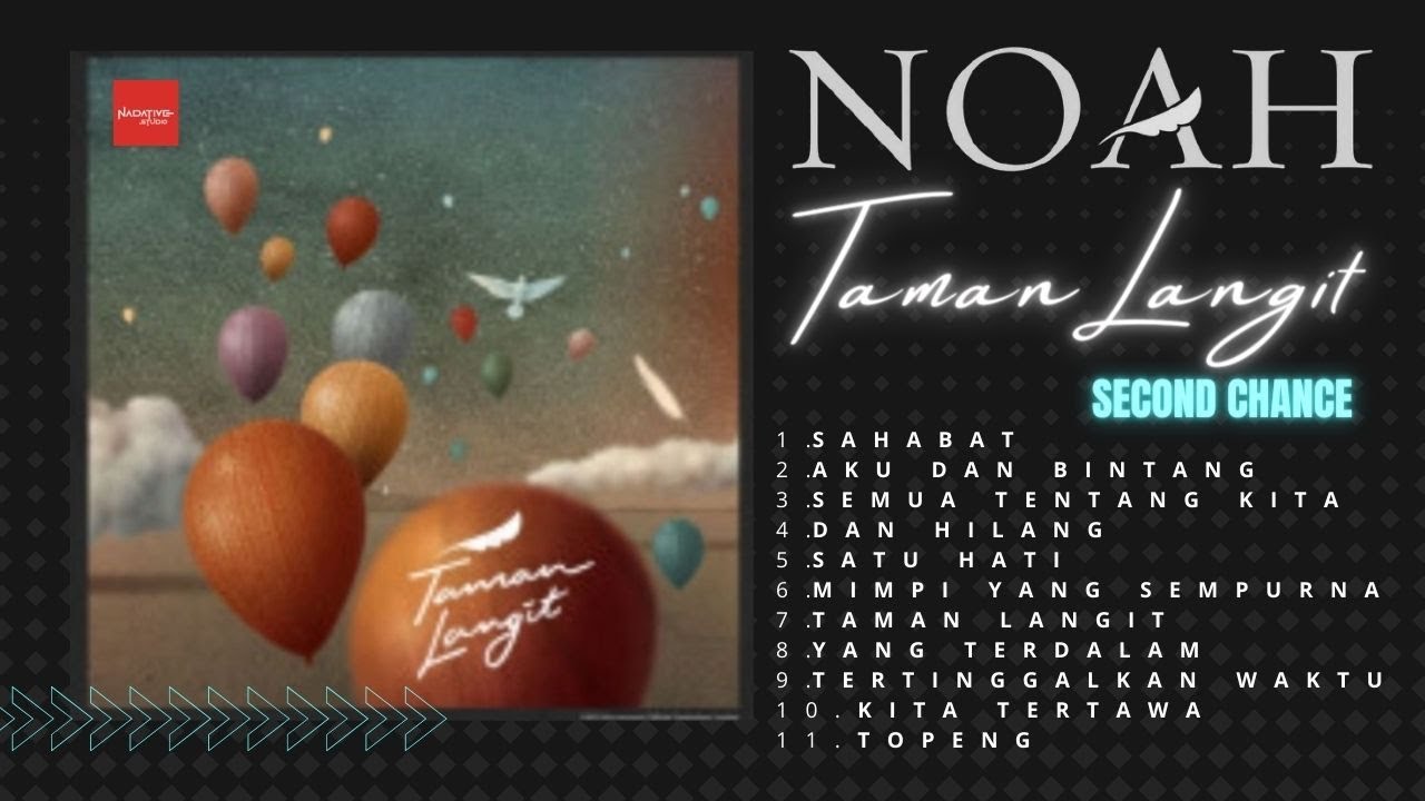 NOAH TAMAN LANGIT SECOND CHANCE FULL ALBUM - YouTube