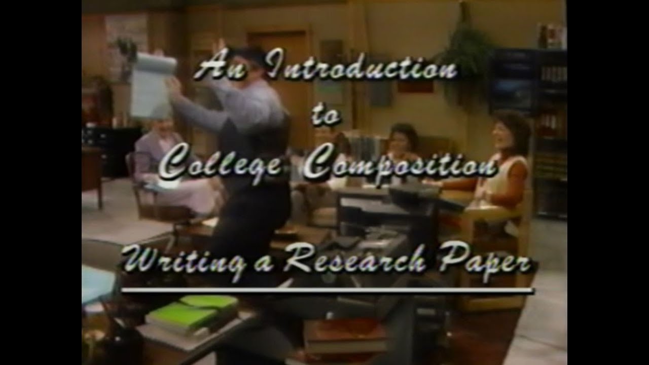 The Write Course 24: Writing a Research Paper - YouTube