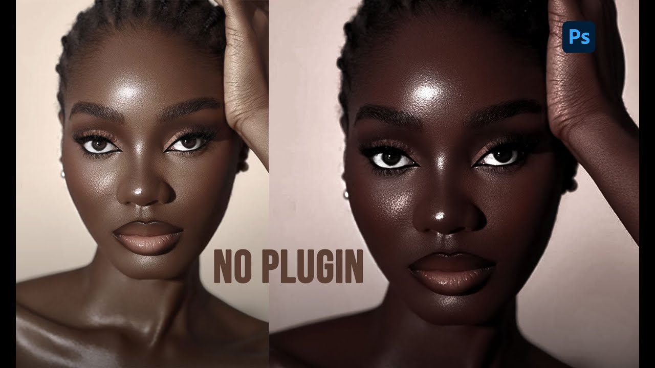 Change Light Skin to Dark Skin Color In Photoshop - YouTube