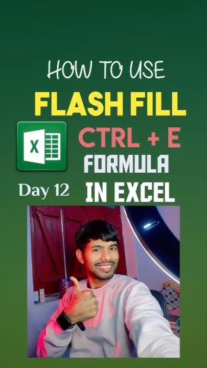 How to use Flash Fill Formula in Ms Excel 😱👍| #excel #exceltips #exceltricks #technews #reels ...