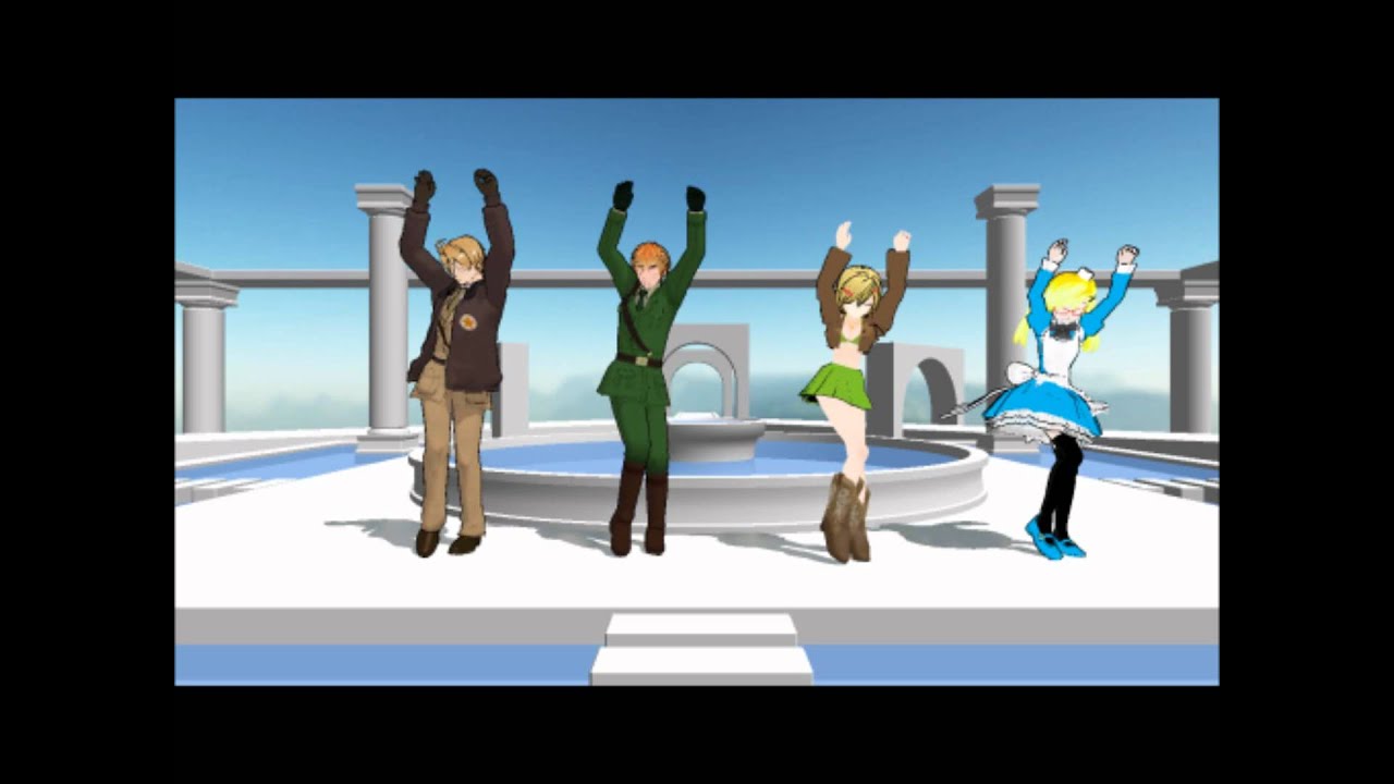 Hetalia Feme Belly Dance (MMD) - YouTube