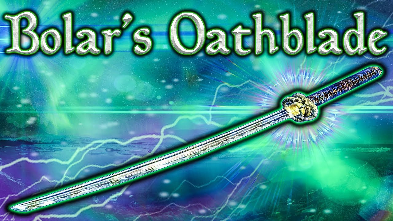 Skyrim SE - Bolar's Oathblade - Unique Weapon Guide - YouTube