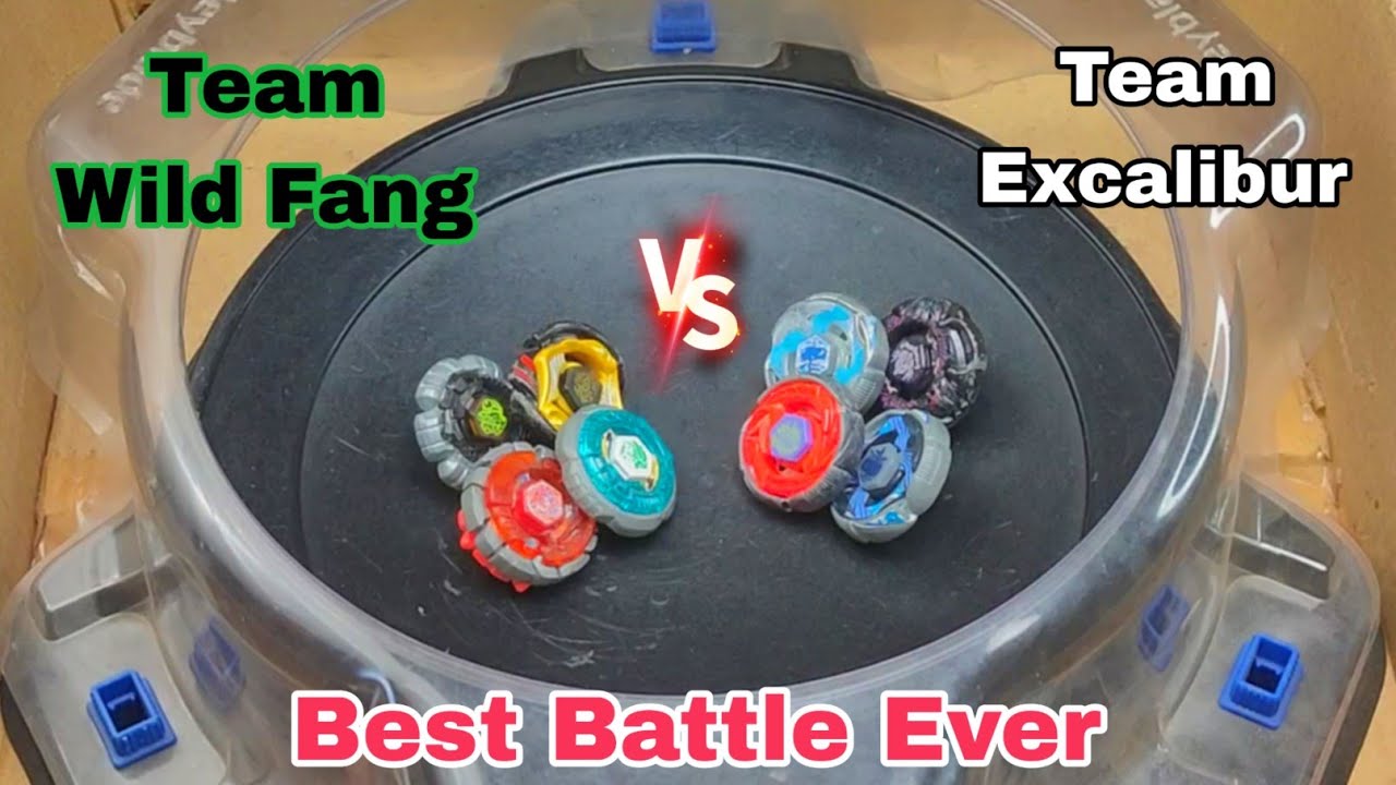 Team Wild Fang vs Team Excalibur Beyblade Fight | Metal Masters Best ...