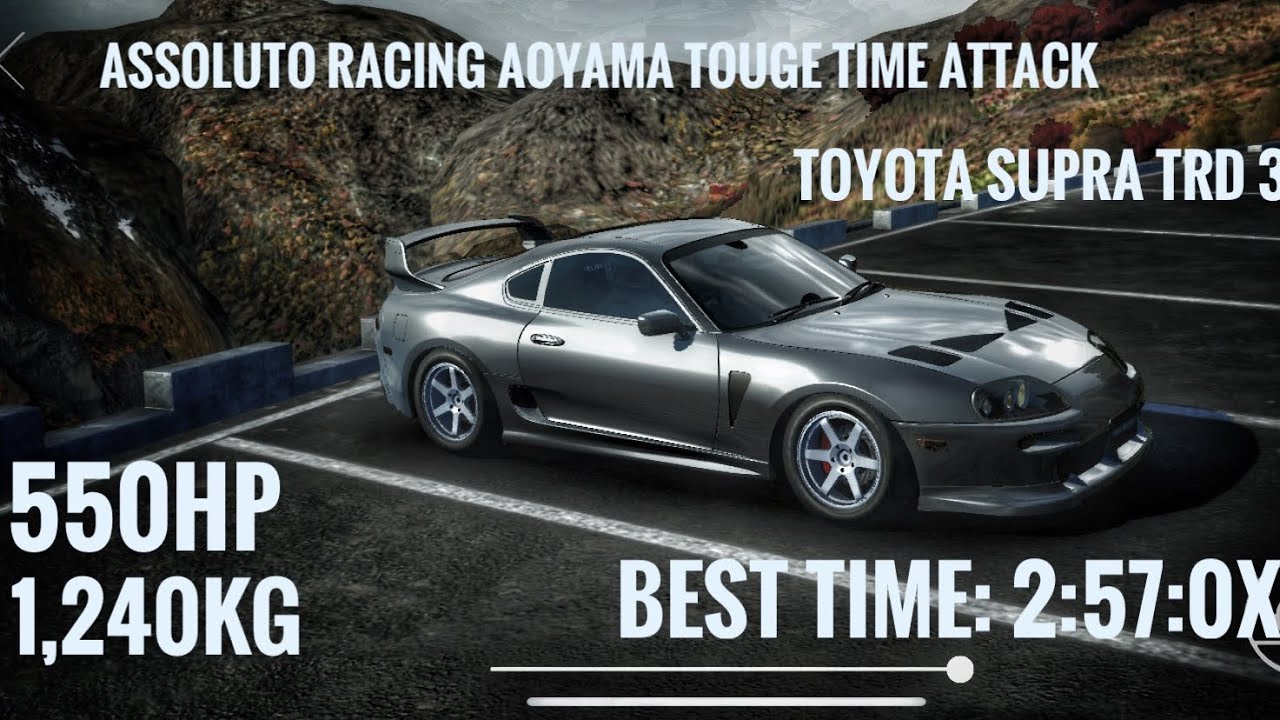 ASSOLUTO RACING AOYAMA TOUGE TIME ATTACK| TOYOTA SUPRA TRD 3000GT - YouTube