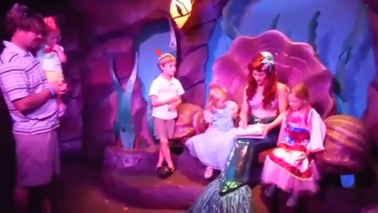 Meeting Ariel at Disney World 9/1/2014 - YouTube