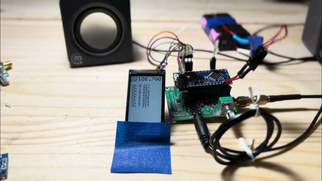 Aviation Radio Shield for Arduino, monitoring 8 or more frequencies at one time! - YouTube