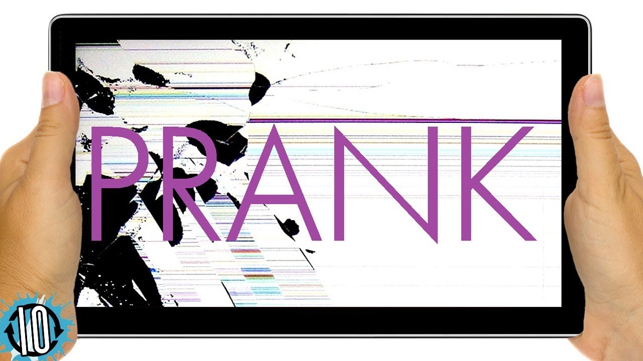 TABLET PRANK ☻ Broken tablet ☻ Cracked screen ☻ v.10 ☻ #prank # ...