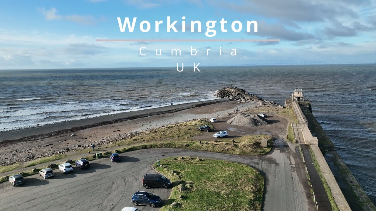 Coastline of Workington, Cumbria, UK - YouTube