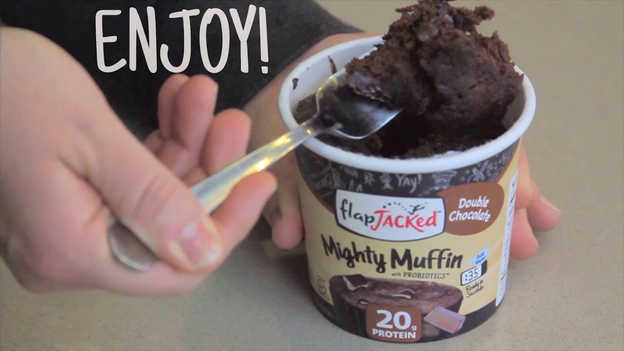 How to Make a FlapJacked Mocha Java Mighty Muffin - YouTube