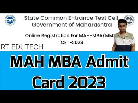 MAHARASHTRA MBA CET ADMIT CARD 2023 RELEASED DATE OFFICIAL DECLARED ...