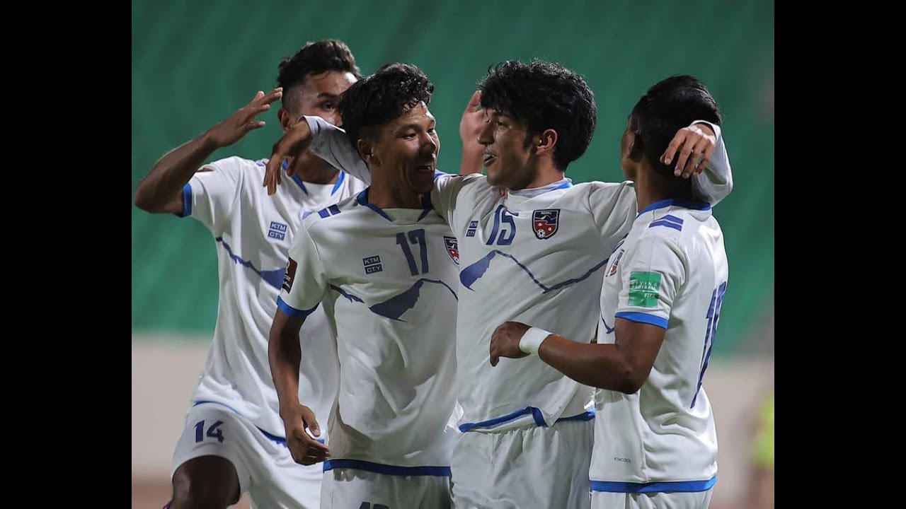 MANISH DANGI - DEBUT GOAL FOR NEPAL - YouTube
