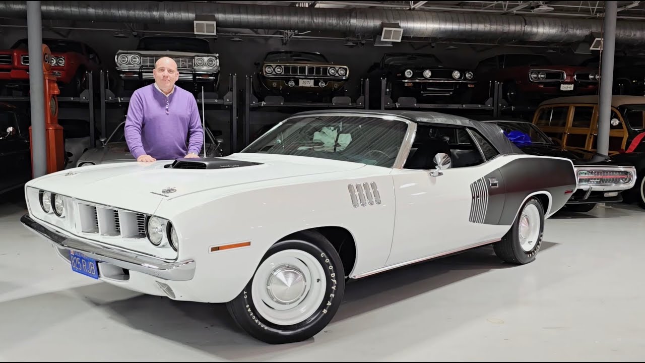 Great Lakes Classic Cars | 1971 Hemi Cuda CV Snow White | HelloNation ...