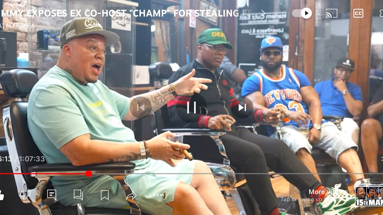 THE FOOT BANDIT! Bimmy EXPOSES Math Hoffa EX CO-HOST Champ During ...