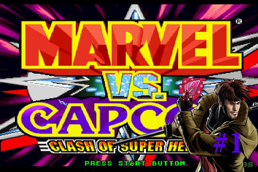 Let's Play as: Gambit: Marvel vs Capcom for the PS1: Gameplay and ...