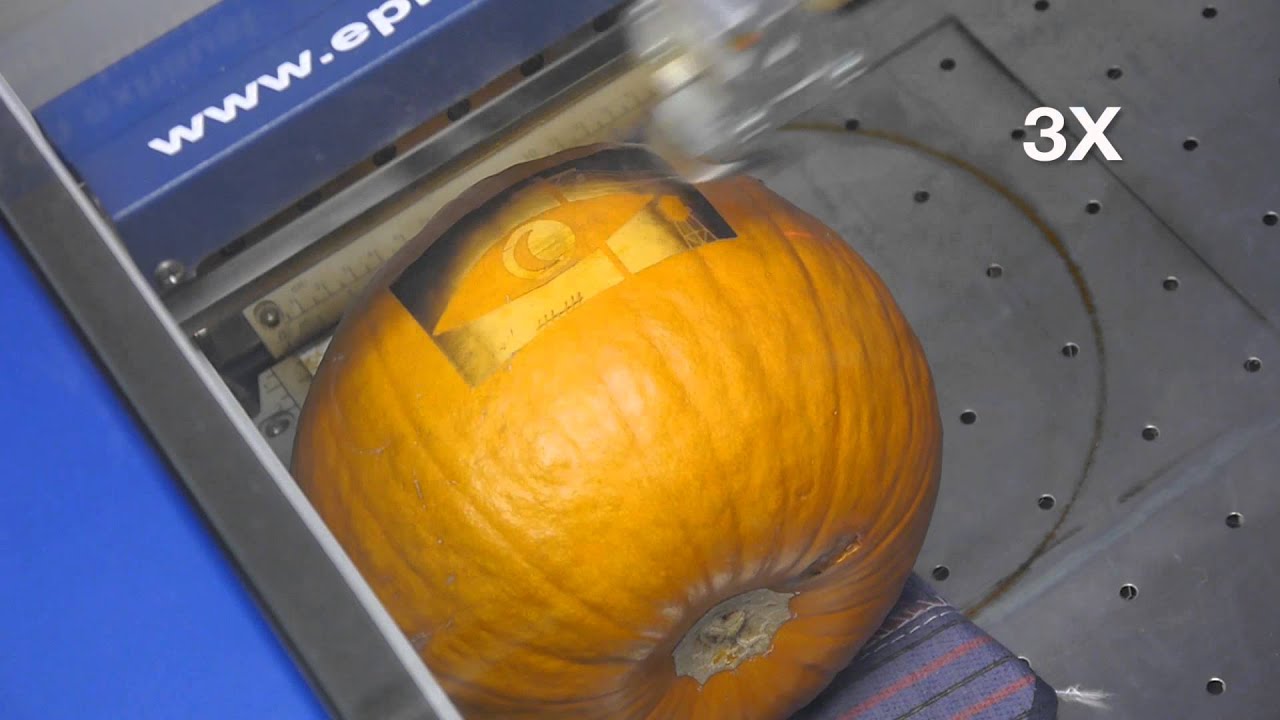 Laser Engraved Pumpkins - YouTube