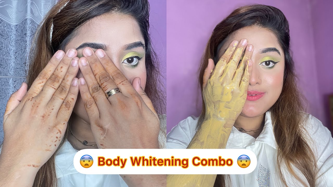 Instant Body Whitening pack 😨#bodywhitening #whitening #skincare # ...