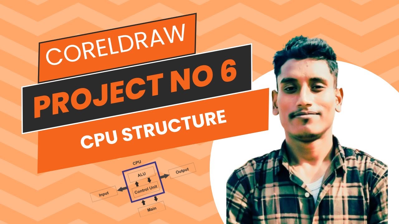 CPU Structure Design in CorelDraw Project No 6 - YouTube
