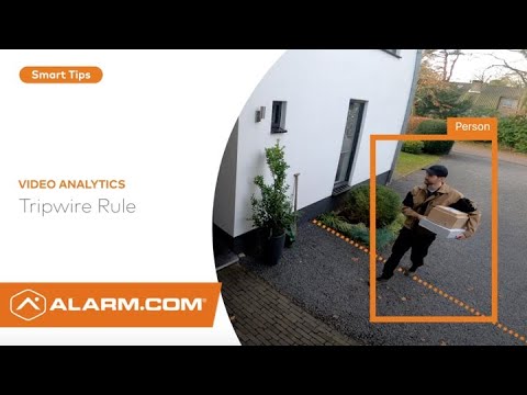 Configure a Tripwire Video Analytics Rule (Mobile App) - YouTube