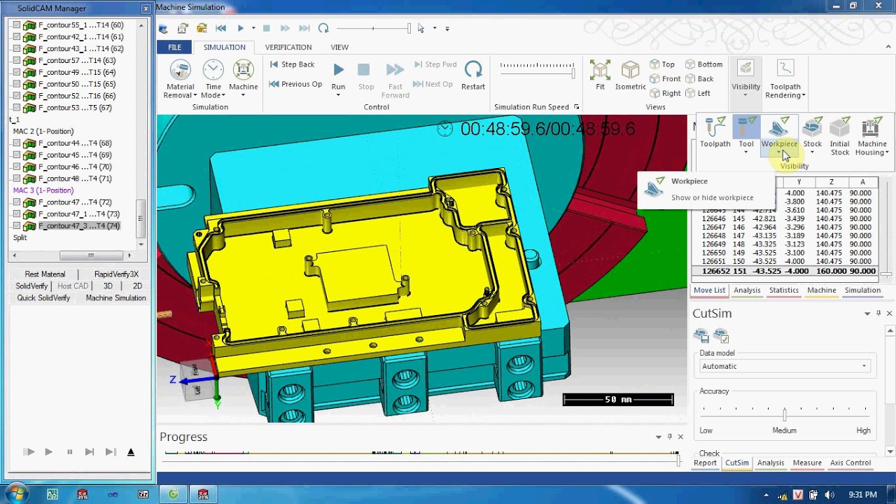 Build a Custom CNC machine to SolidCam Simulation - YouTube