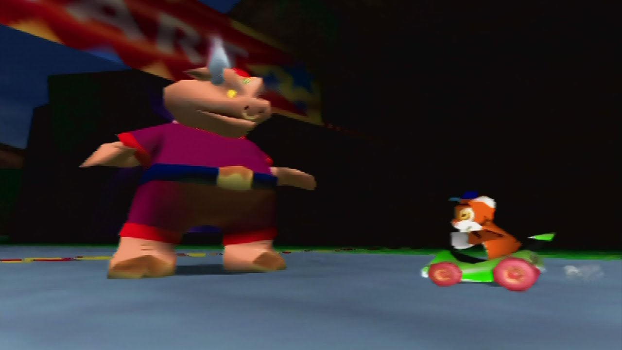 Let's Replay Diddy Kong Racing Part 10: Timber The Wizard Destroyer ...
