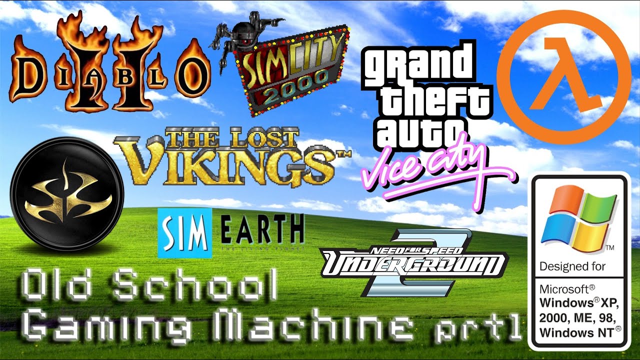 OldSchool Gaming Machine - WinXP Build - prt1 - YouTube