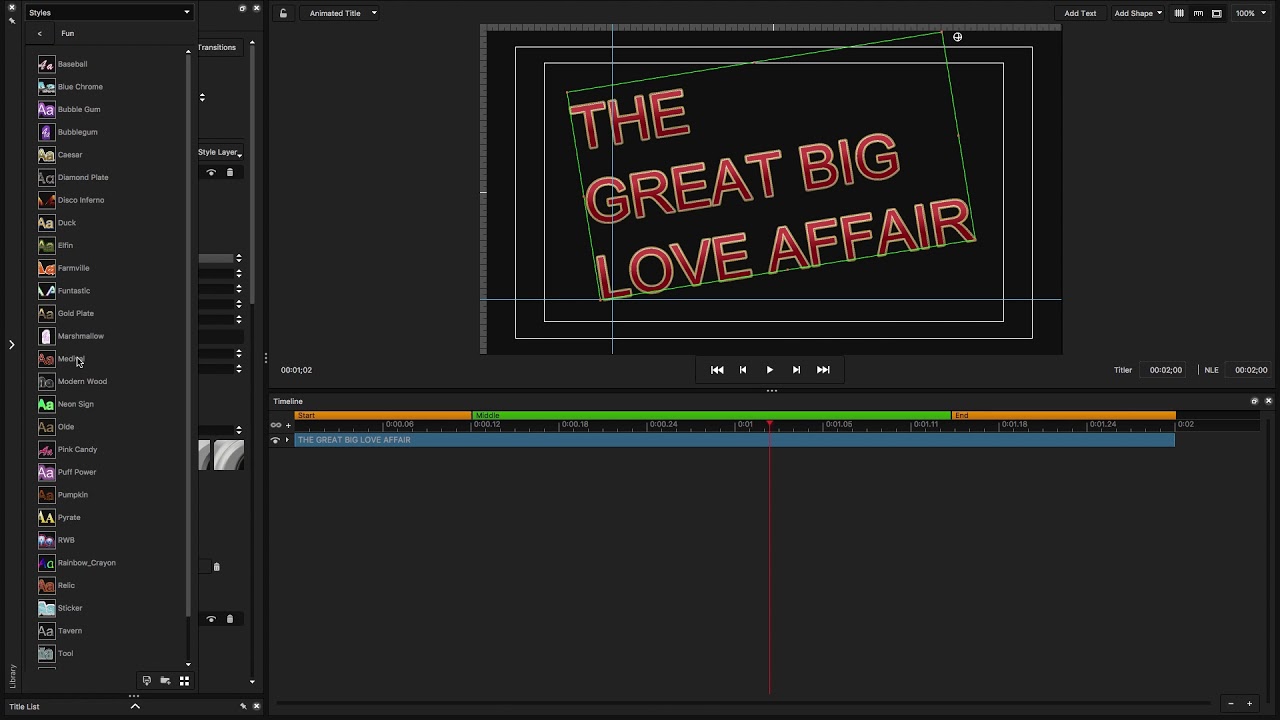 NBFX Titler Pro 6 Style - YouTube