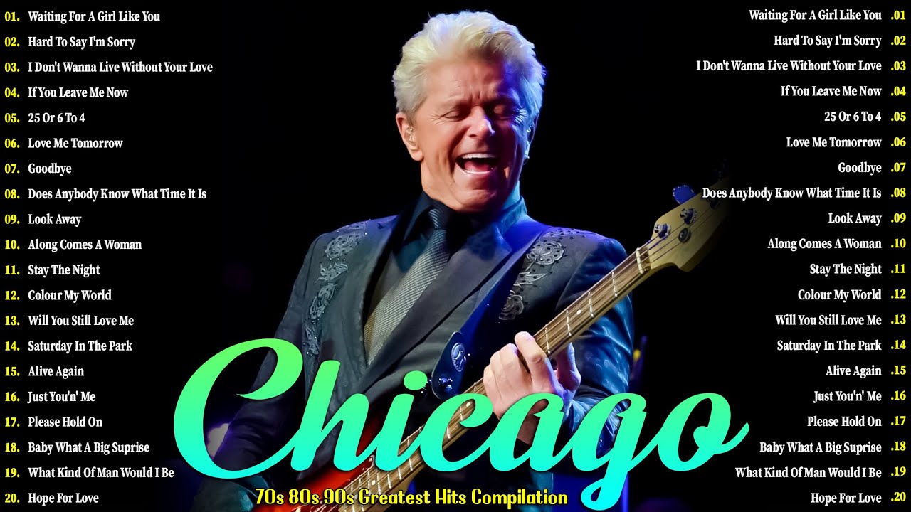 Chicago Band 70s 80s 90s Greatest Hits Compilation - Best Old Of ...