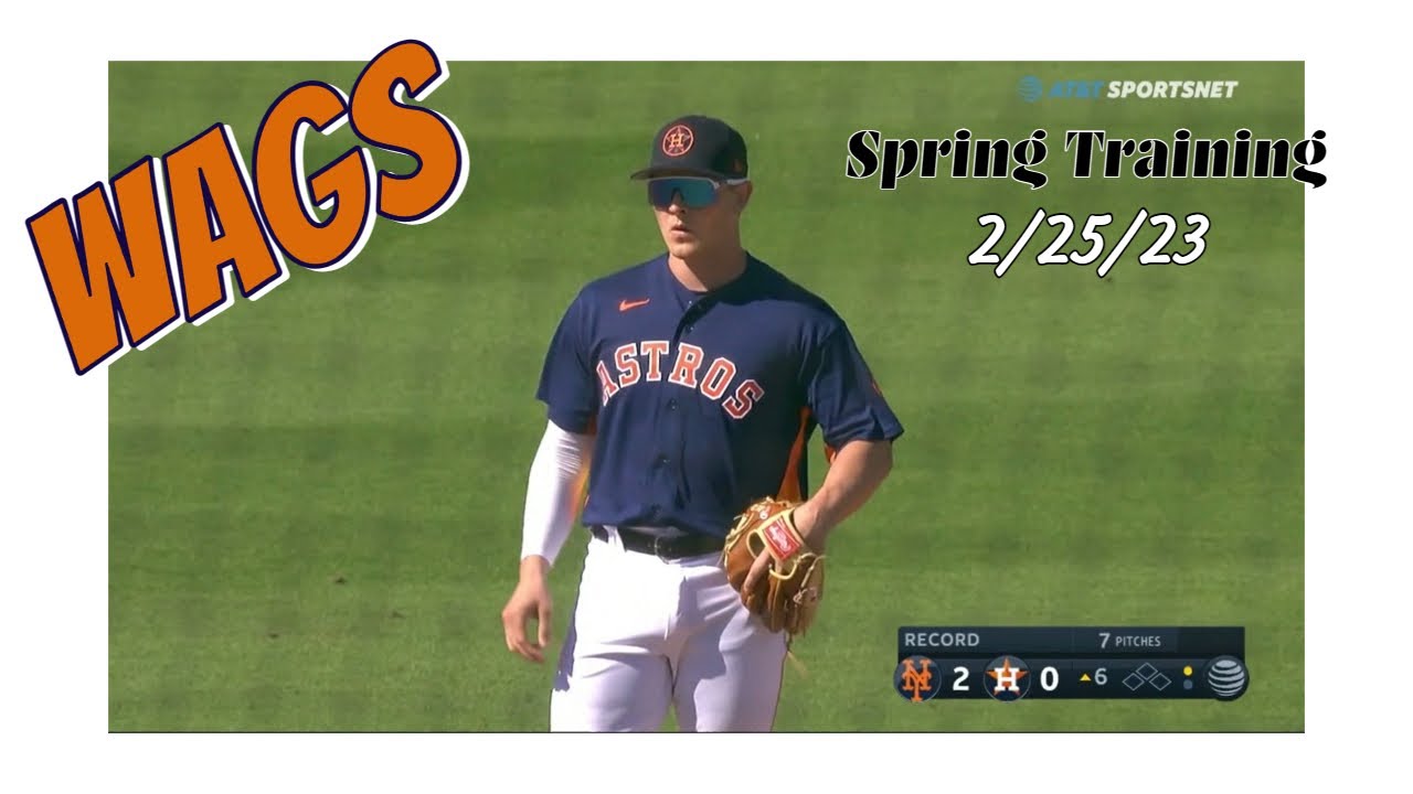 Will Wagner | 2023 Houston Astros Spring Training 2/25/23 - YouTube