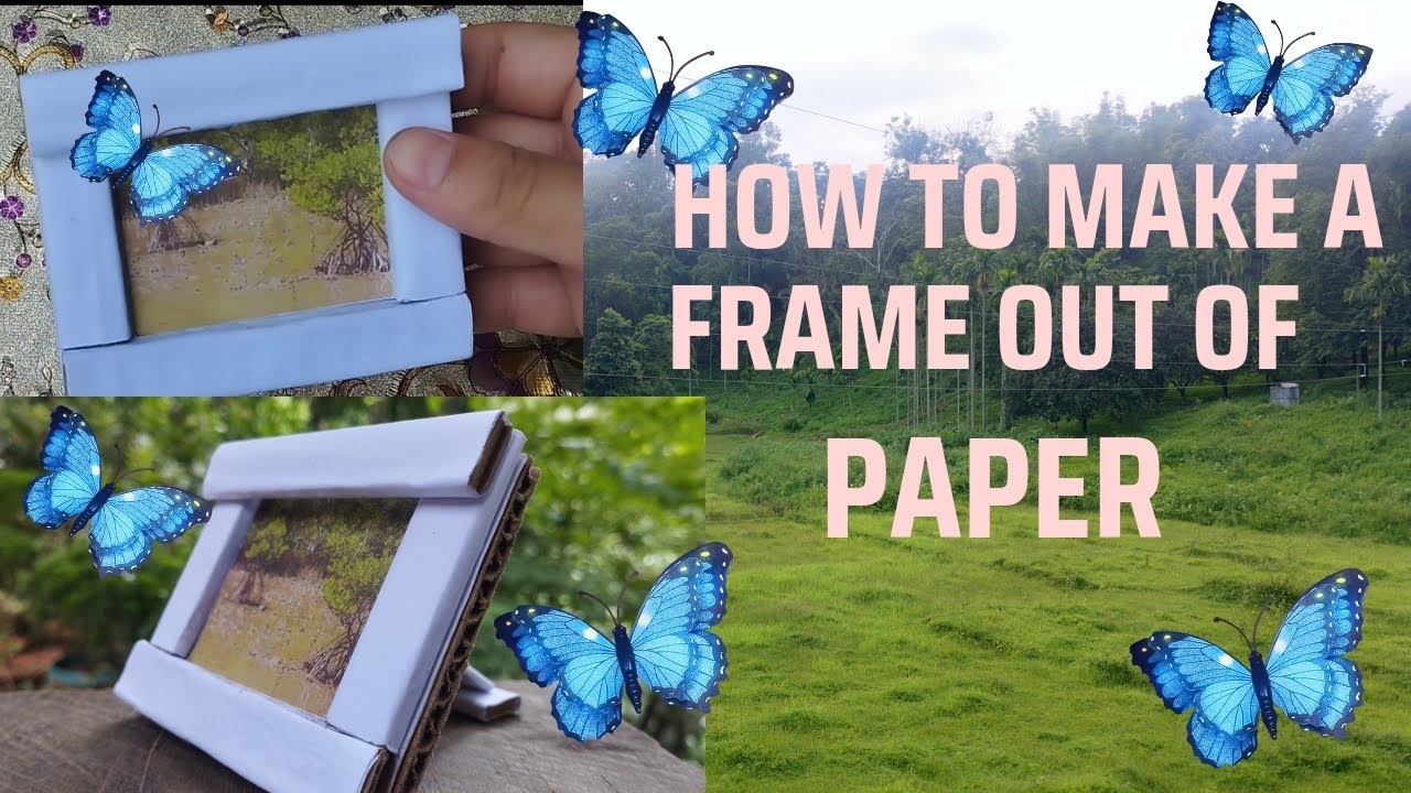 DIY Simple Paper Frame | SUPW | #creative #creativevideo #paperframe # ...
