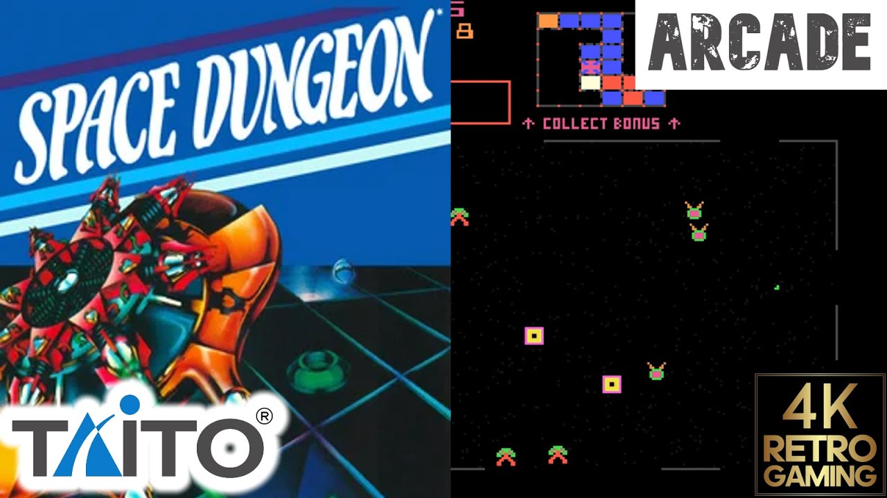 Space Dungeon Arcade ( Taito 1981 ) 4k Gameplay - YouTube