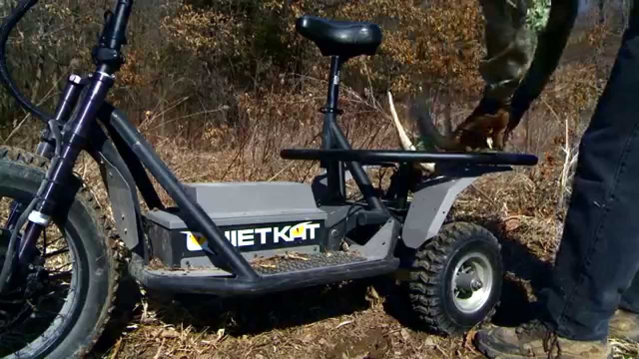 Bill Winke uses QuietKat to hunt for sheds - YouTube