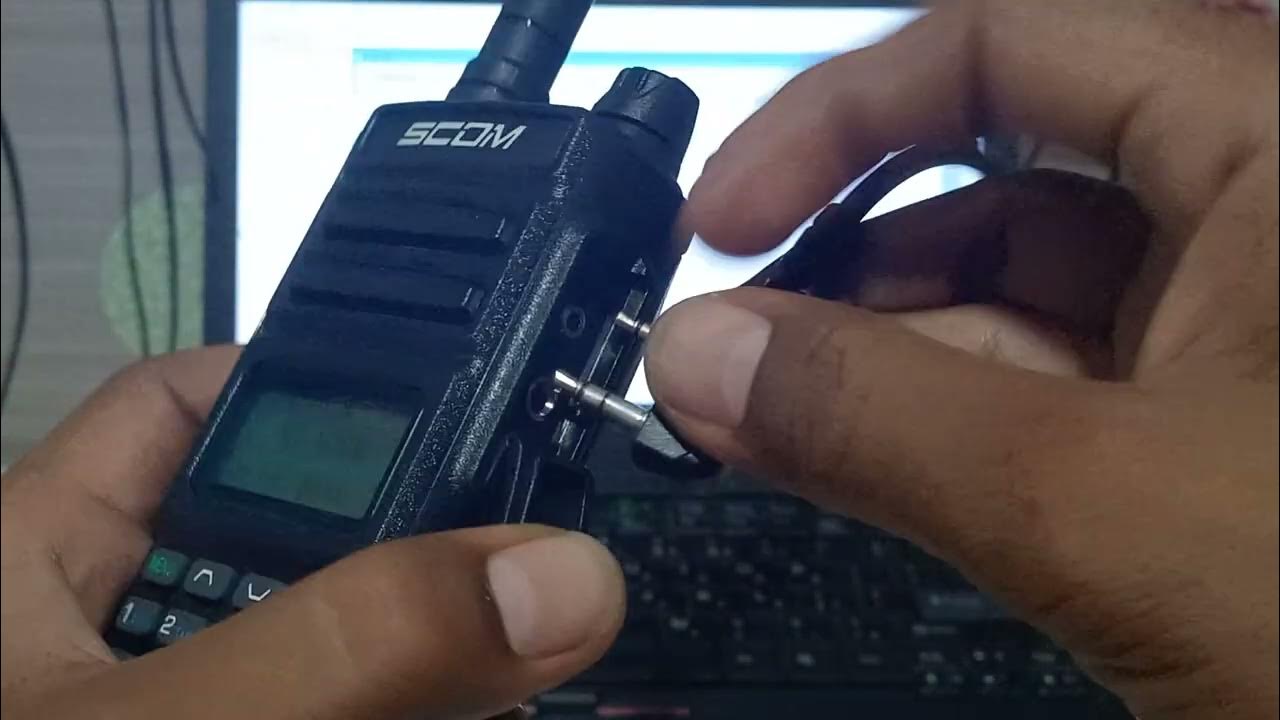 Setting Frequency HT SCOM FC8 Pro ,Program Softwere HT SCOM FC8 Pro Memberi Nama - YouTube