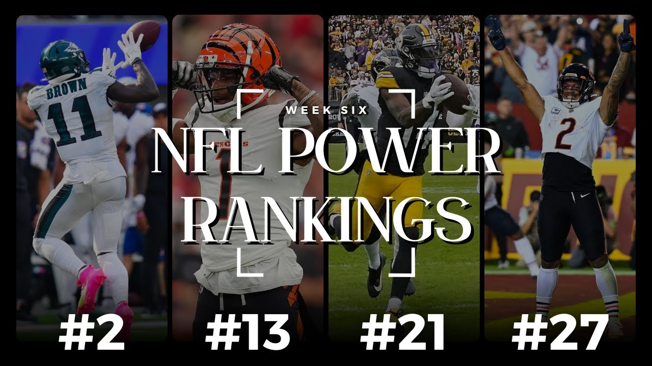 Week Six NFL Power Rankings - YouTube