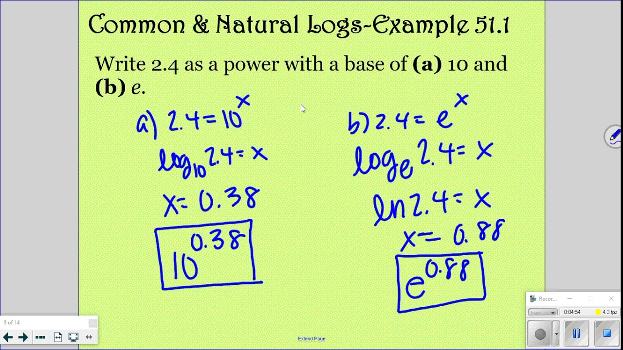 Saxon Pre Calc Lesson 51 - YouTube
