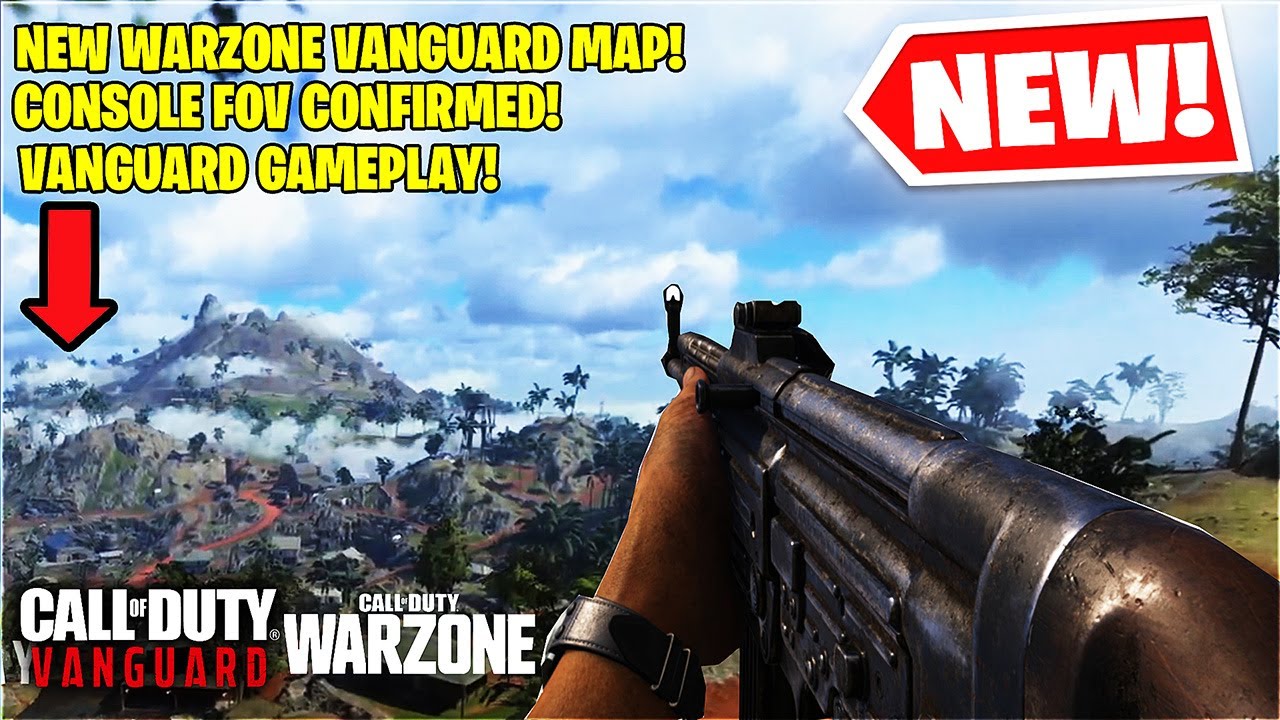 NEW VANGUARD WARZONE MAP + CONSOLE FOV CONFIRMED! STG44 COD VANGUARD ...