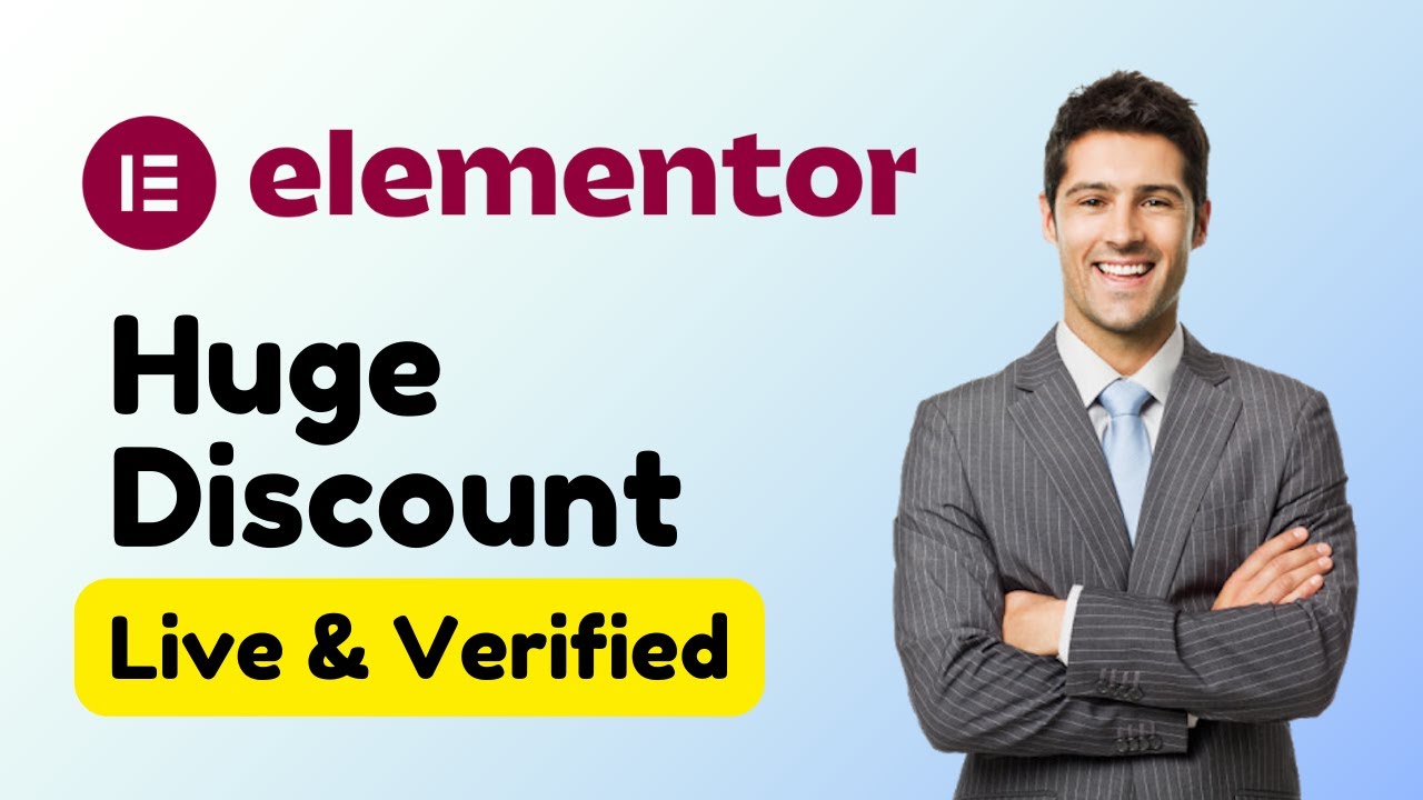Elementor Pro Discount Code - Elementor Discount Coupon code - Elementor Sale ON! #elementor ...